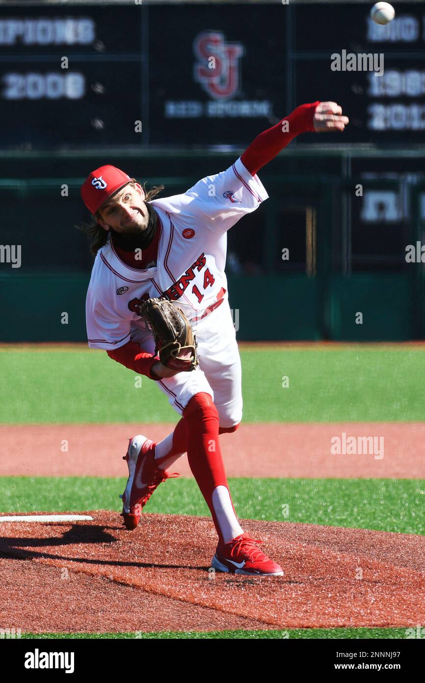 St. John's University Redstorm pitcher Nick Mondak (14) during game ...
