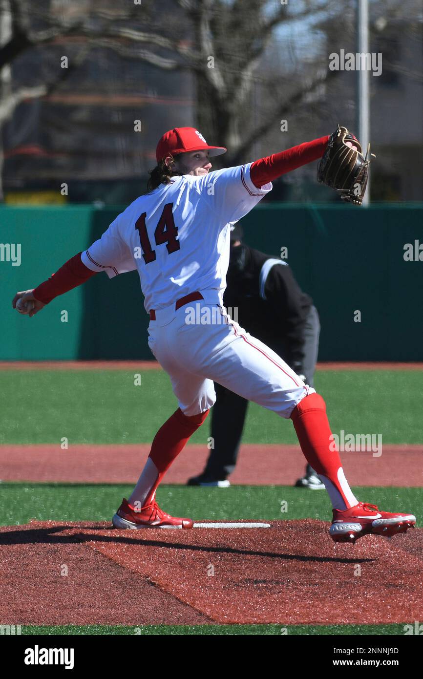 St. John's University Redstorm pitcher Nick Mondak (14) during game ...