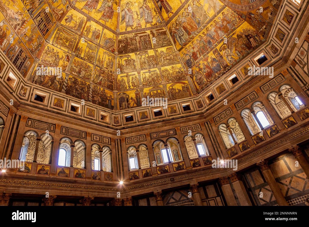 The Florence Baptistery, also known as the Baptistery of Saint John ...