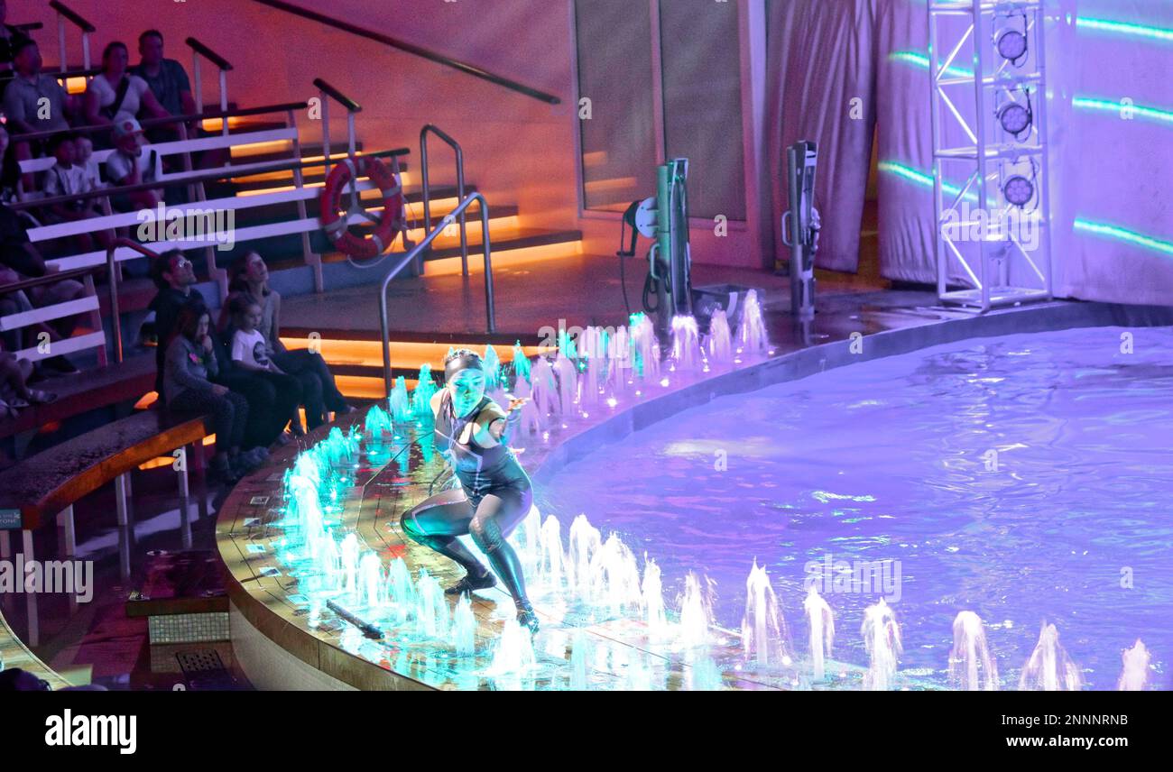 MIAMI, FLORIDA - January 29, 2023: Royal Caribbean operate over 25 ...