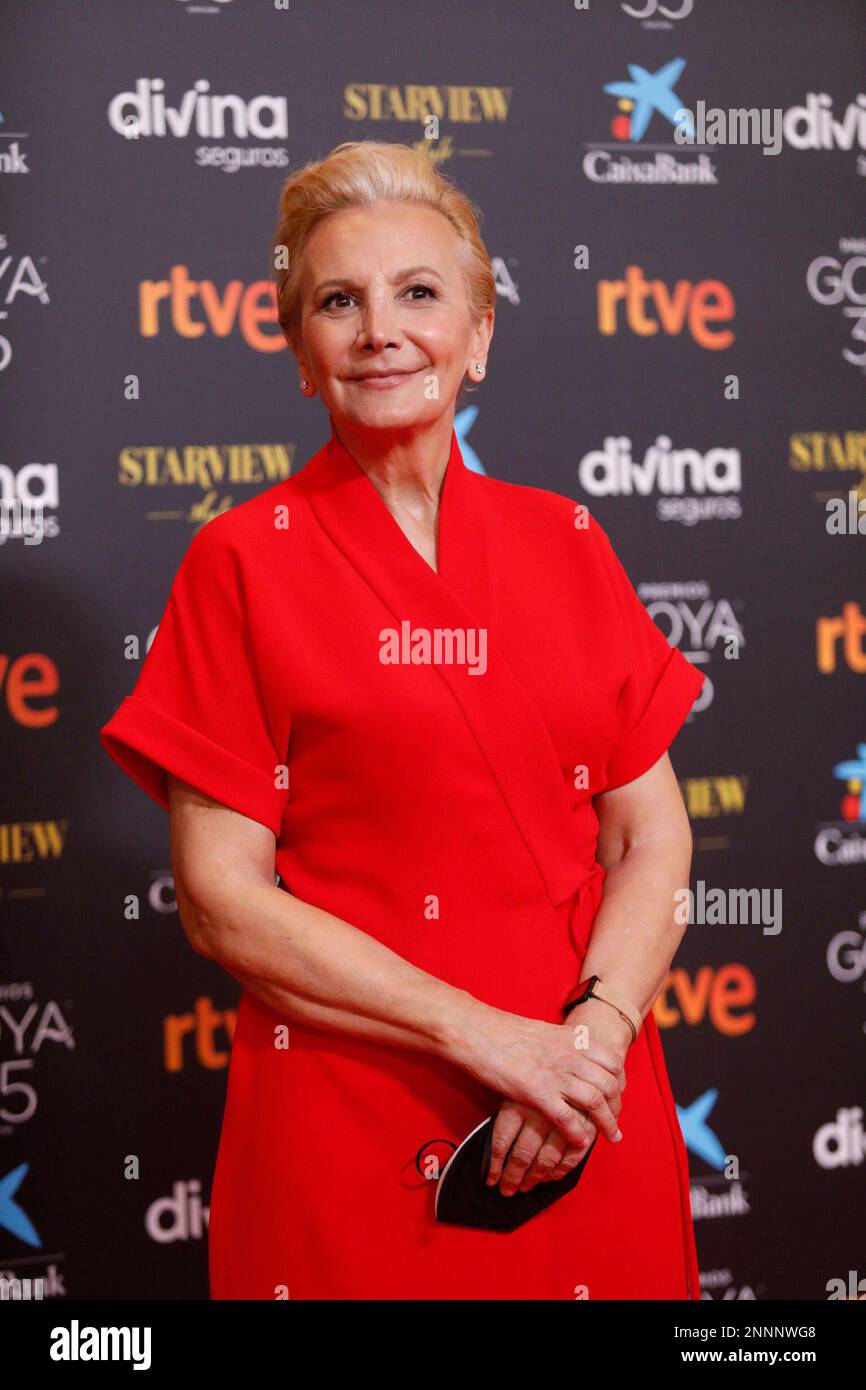 Actress Elena Irureta, poses on the red carpet at the 35th edition of ...
