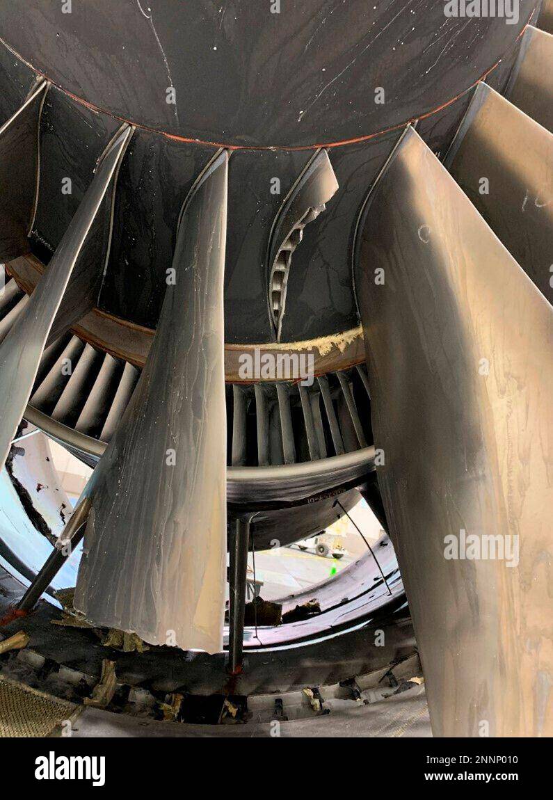 This photo provided by The National Transportation Safety Board shows ...