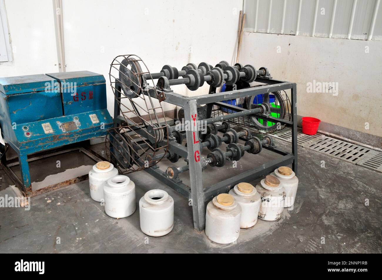 Ceramic factory equipment Stock Photo - Alamy
