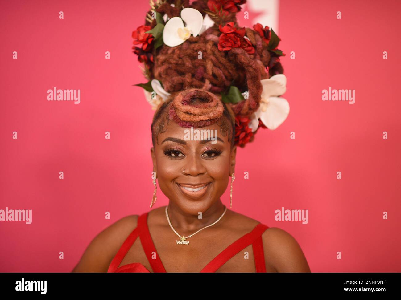 Pinky Cole arrives at the 54th NAACP Image Awards on Saturday, Feb. 25 ...