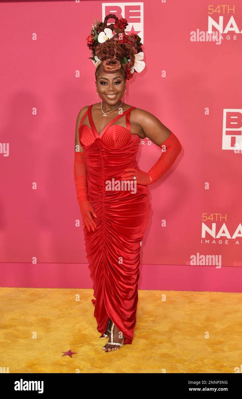 Pinky Cole arrives at the 54th NAACP Image Awards on Saturday, Feb. 25 ...