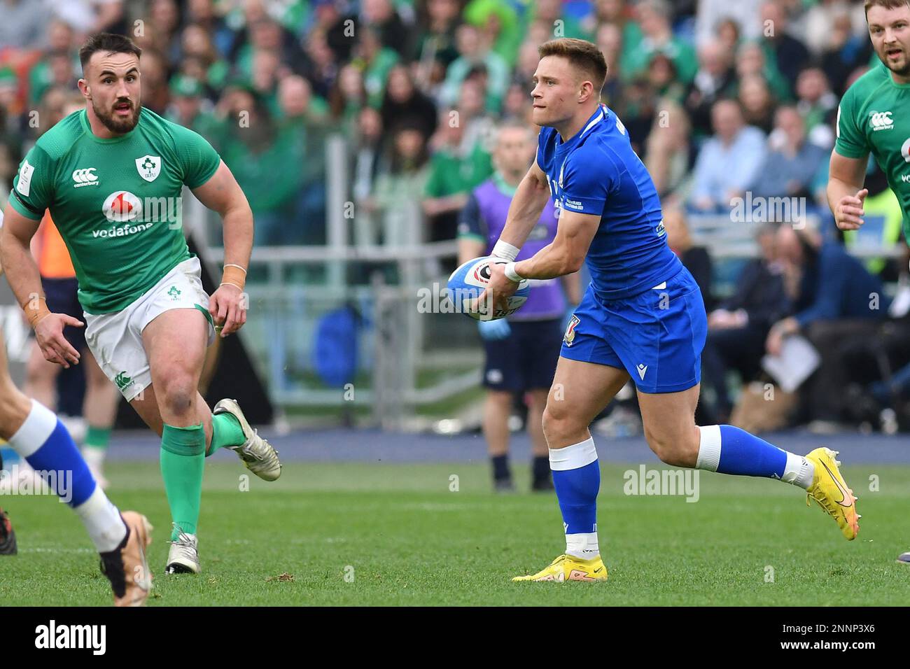 Stephen Varney of Italy during 6 Nations International rugby match ...