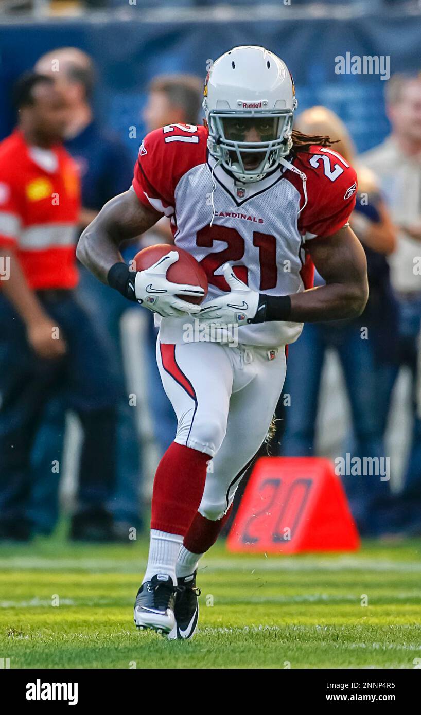 28 August 2010: Arizona Cardinals cornerback Jorrick Calvin (21) runs ...