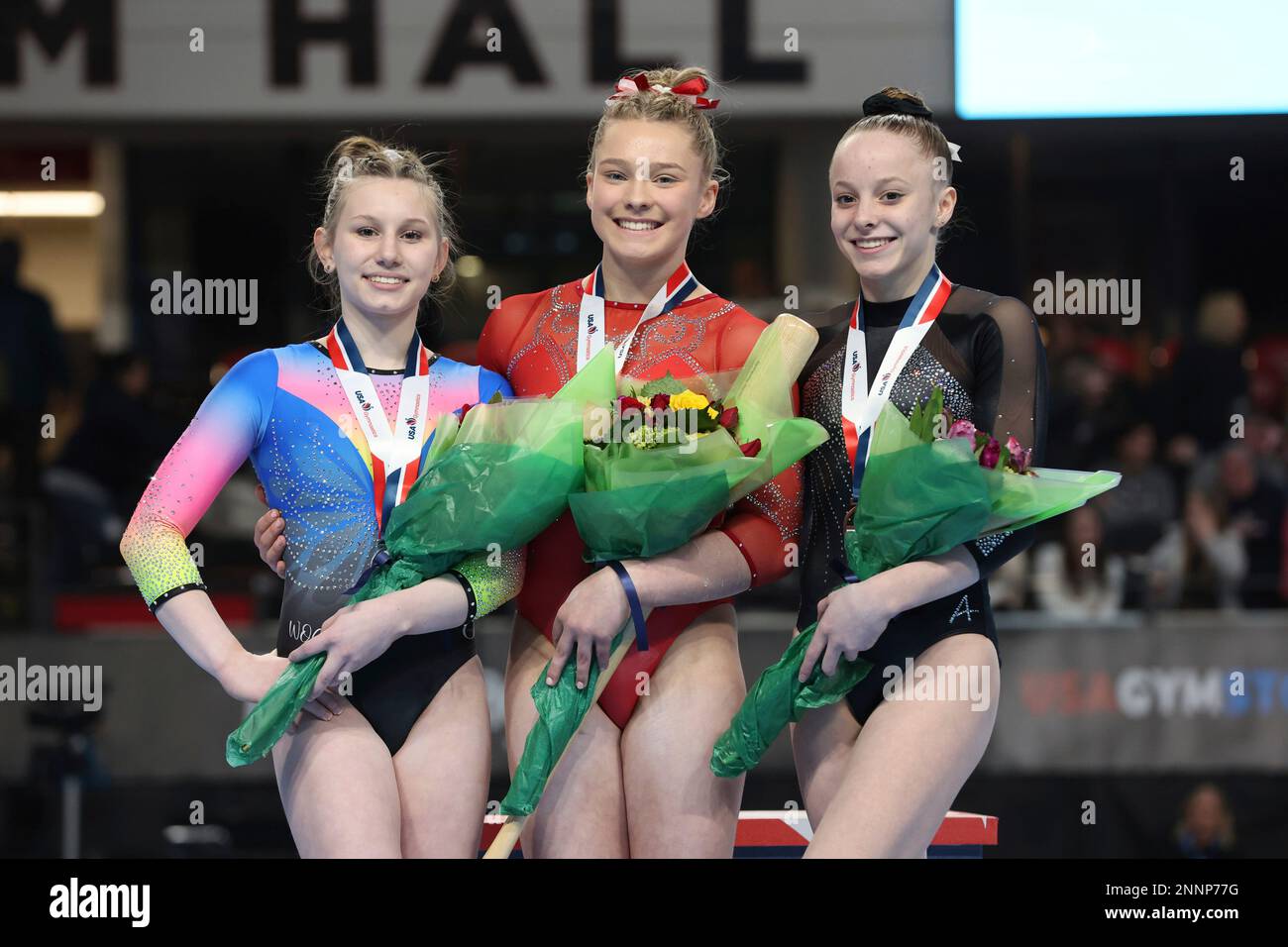 February 25, 2023: Lexi Zeiss from Twin City Twisters (center) won the ...
