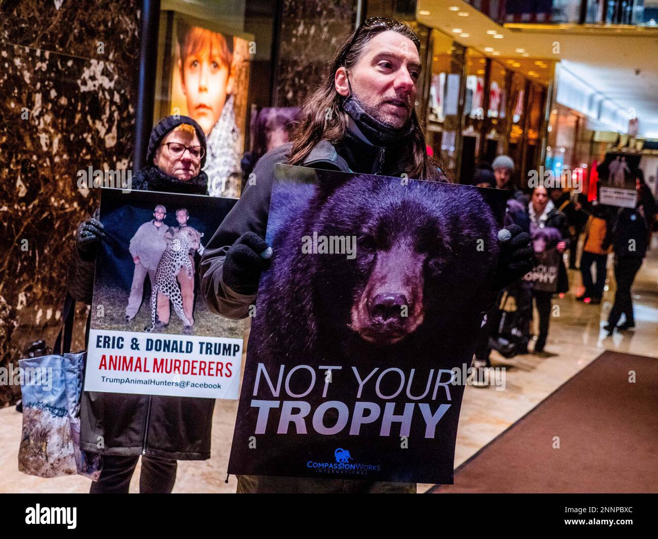 New York, New York, USA. 25th Feb, 2023. NYC Rally Against Trophy ...