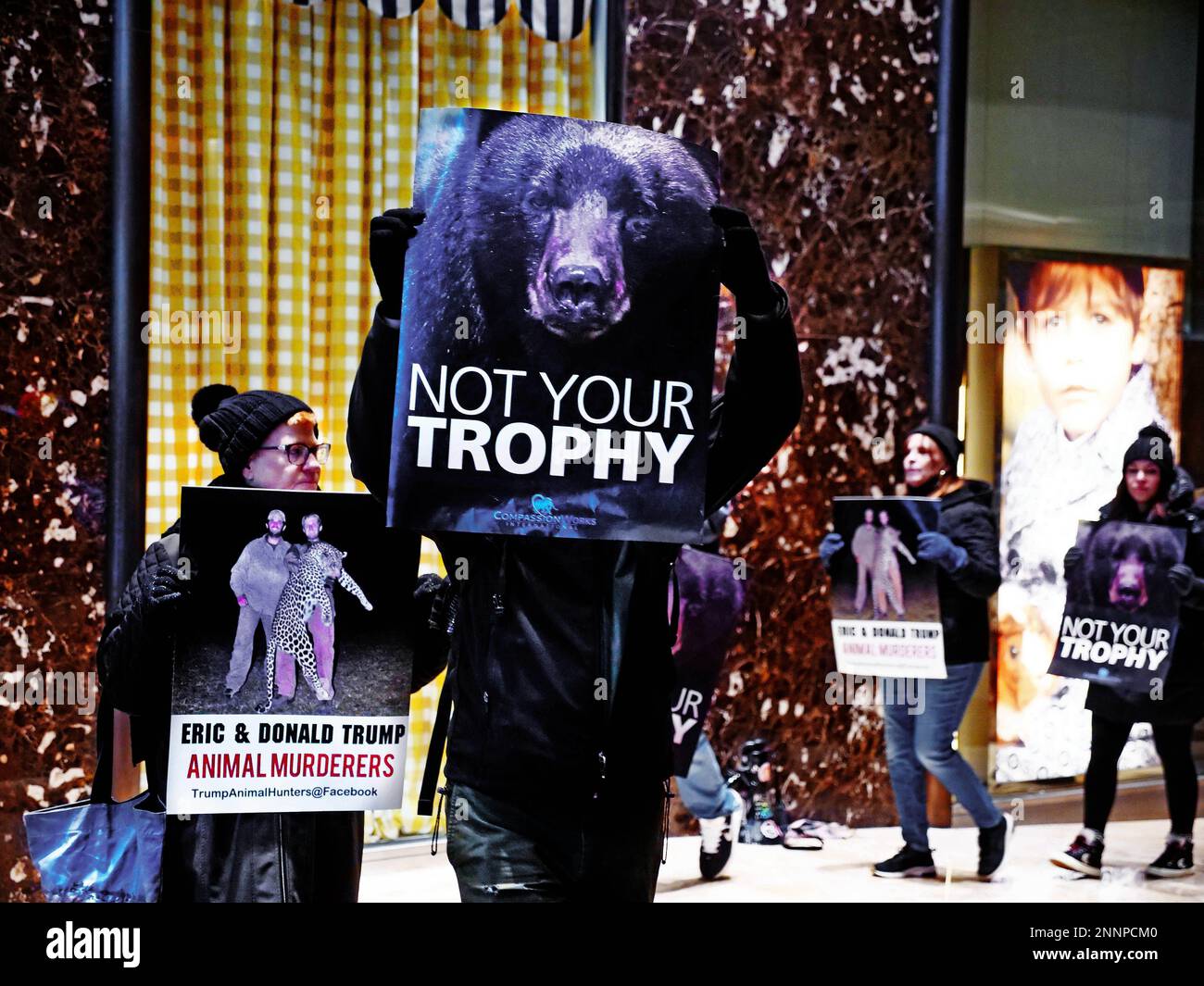 New York, New York, USA. 25th Feb, 2023. NYC Rally Against Trophy ...