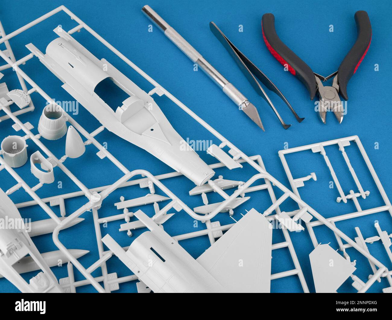 Parts and subassemblies of model aircraft and tools for their joining ... Parts and subassemblies of model aircraft and tools for their joining ...