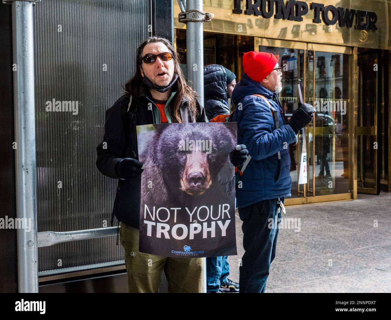 New York, New York, USA. 25th Feb, 2023. NYC Rally Against Trophy ...