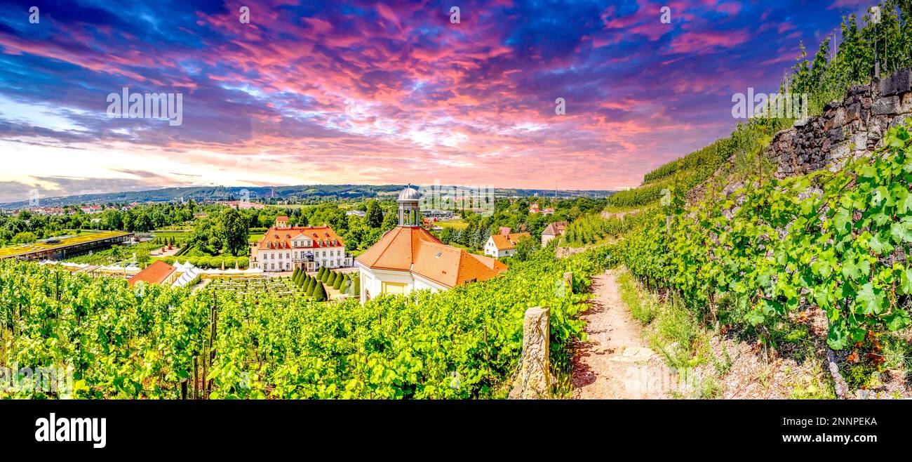 Castle Wackerbarth, Radebeul, Saxony, Germany Stock Photo - Alamy