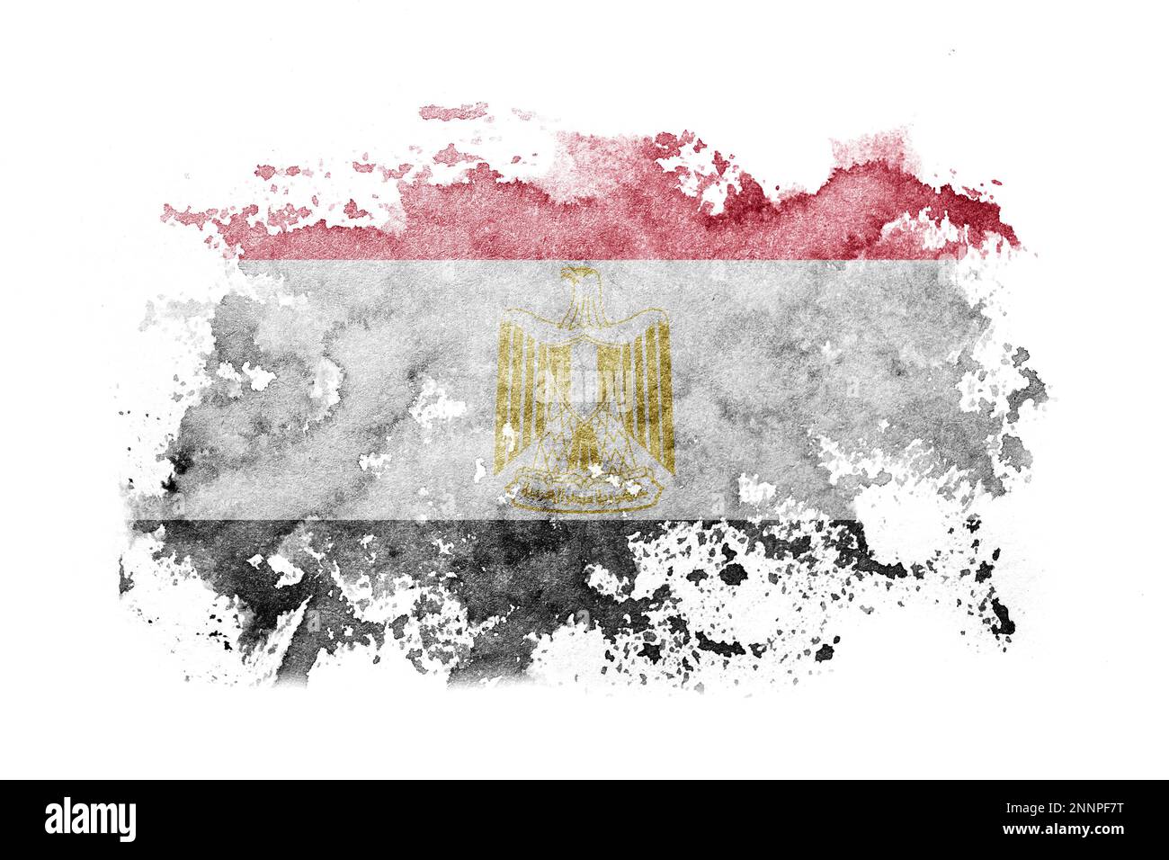 Isolated on white egyptian flag hi-res stock photography and images - Alamy