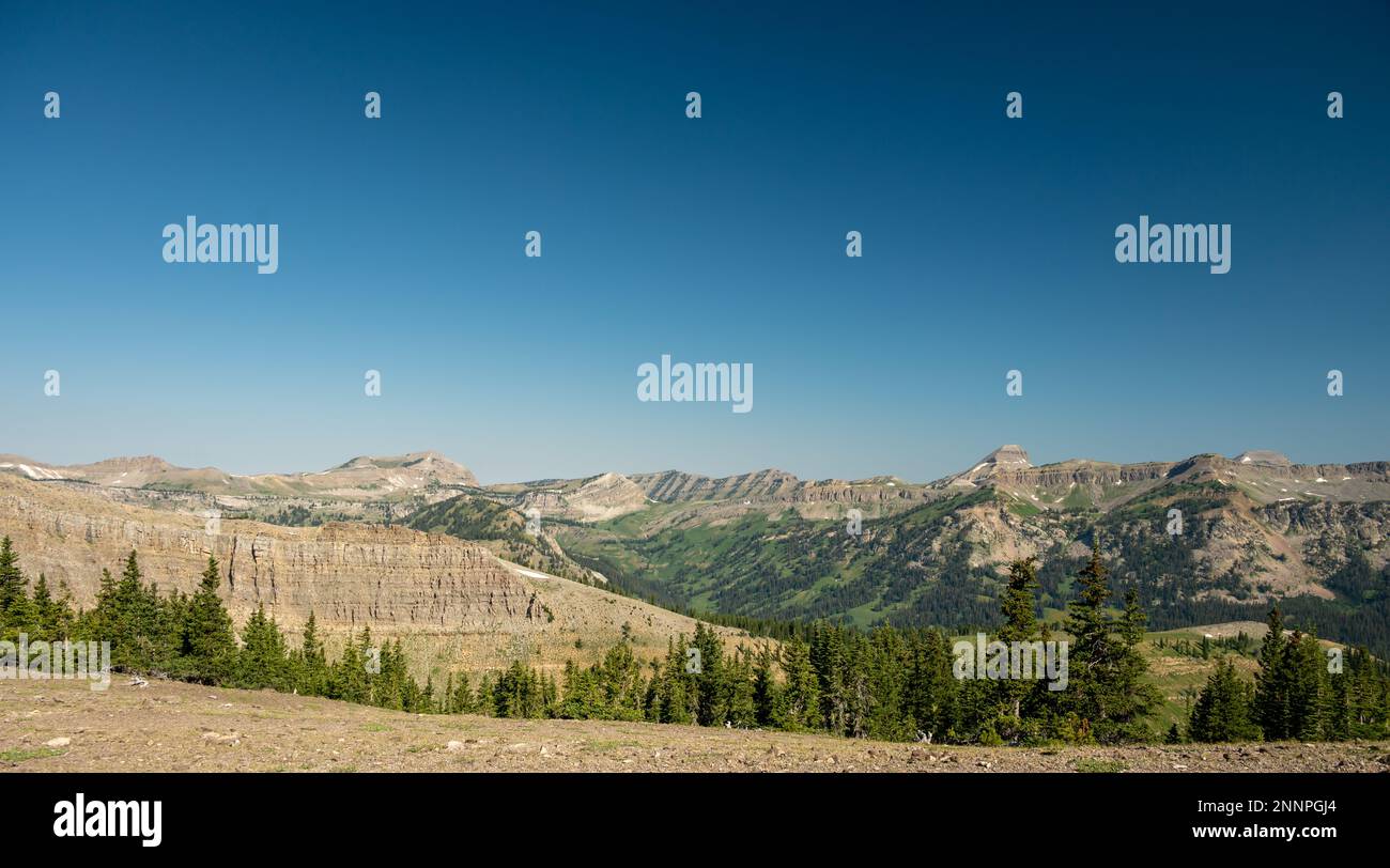 Magical View Of The Backcountry Of Grand Teton From Rendezvous Mountain ...