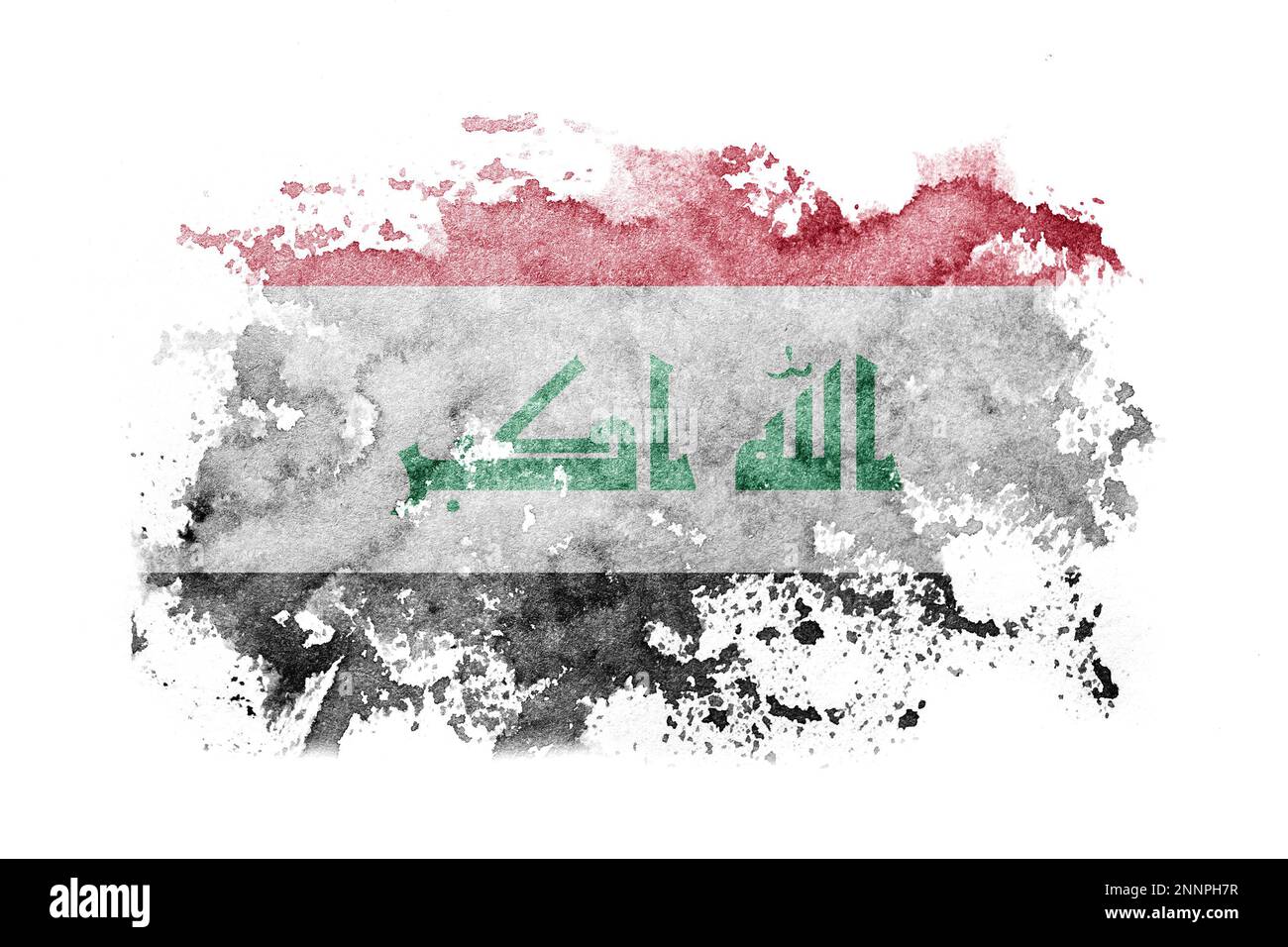 Old iraq flag Cut Out Stock Images & Pictures - Alamy