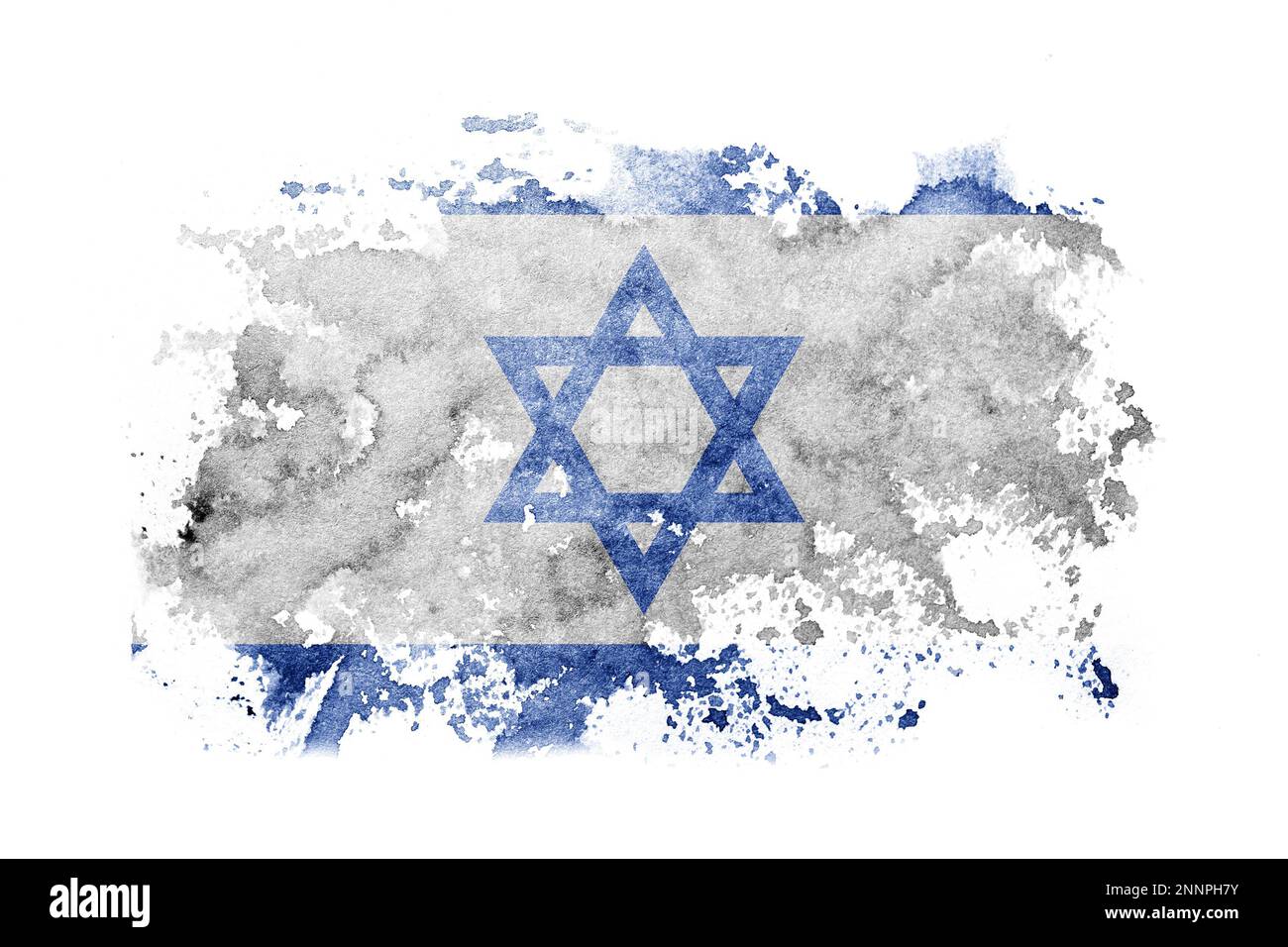 Israel flag painted on old Cut Out Stock Images & Pictures - Alamy