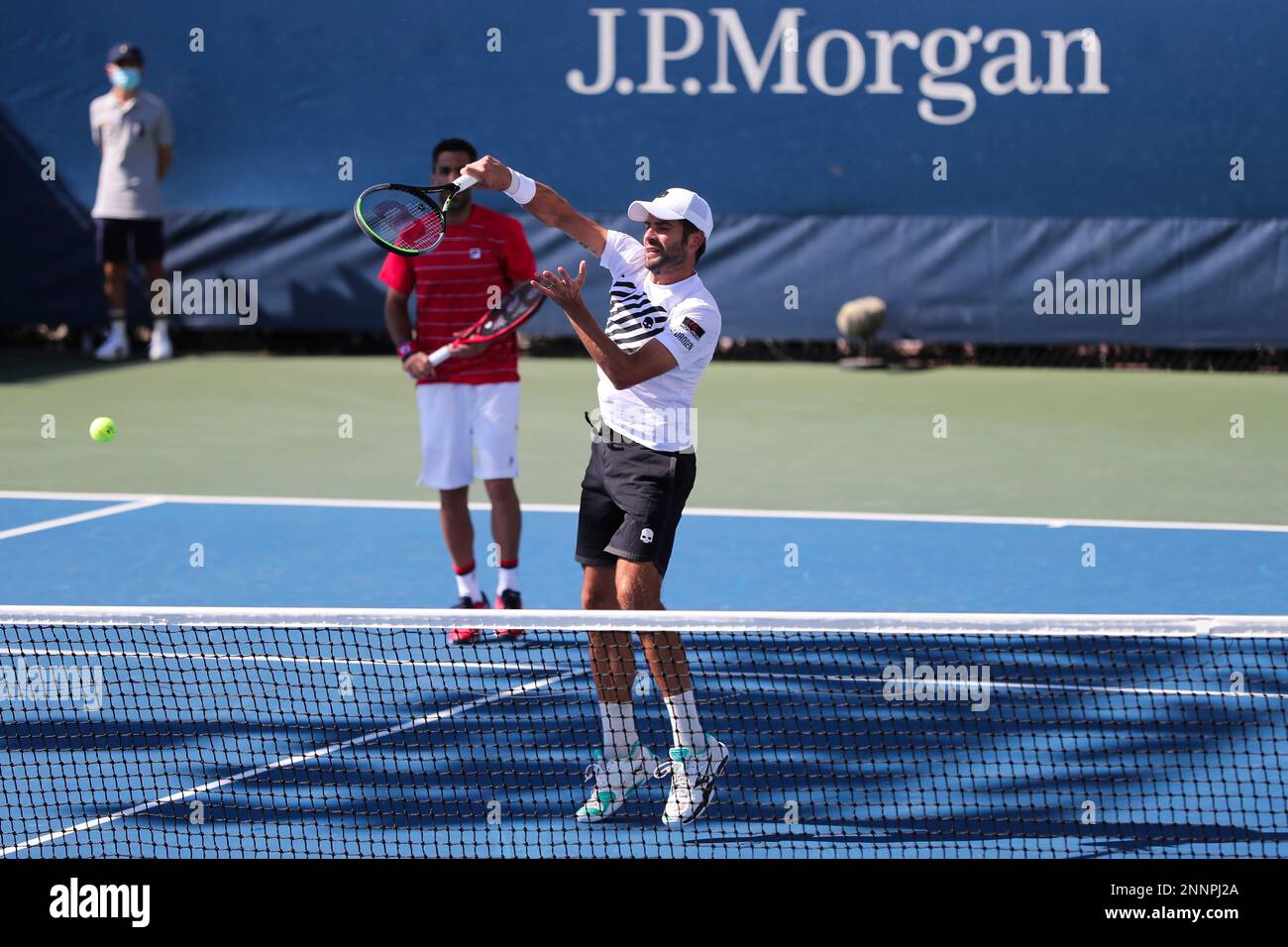 Simone Bolelli and Maximo Gonzalez in action against Wesley Koolhof and ...