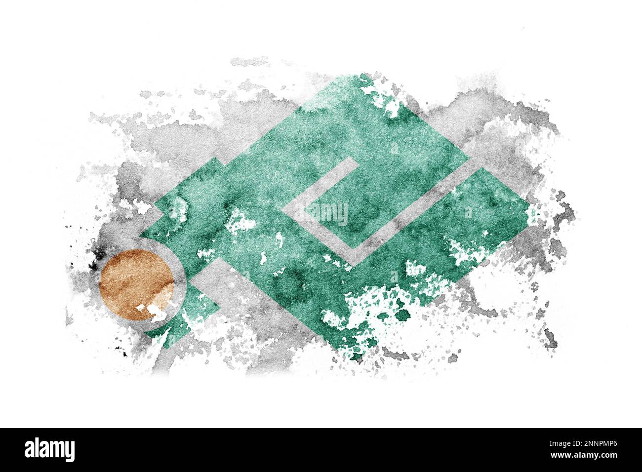 Japan, Japanese, Setana, Hokkaido, Hiyama, Subprefecture flag ...