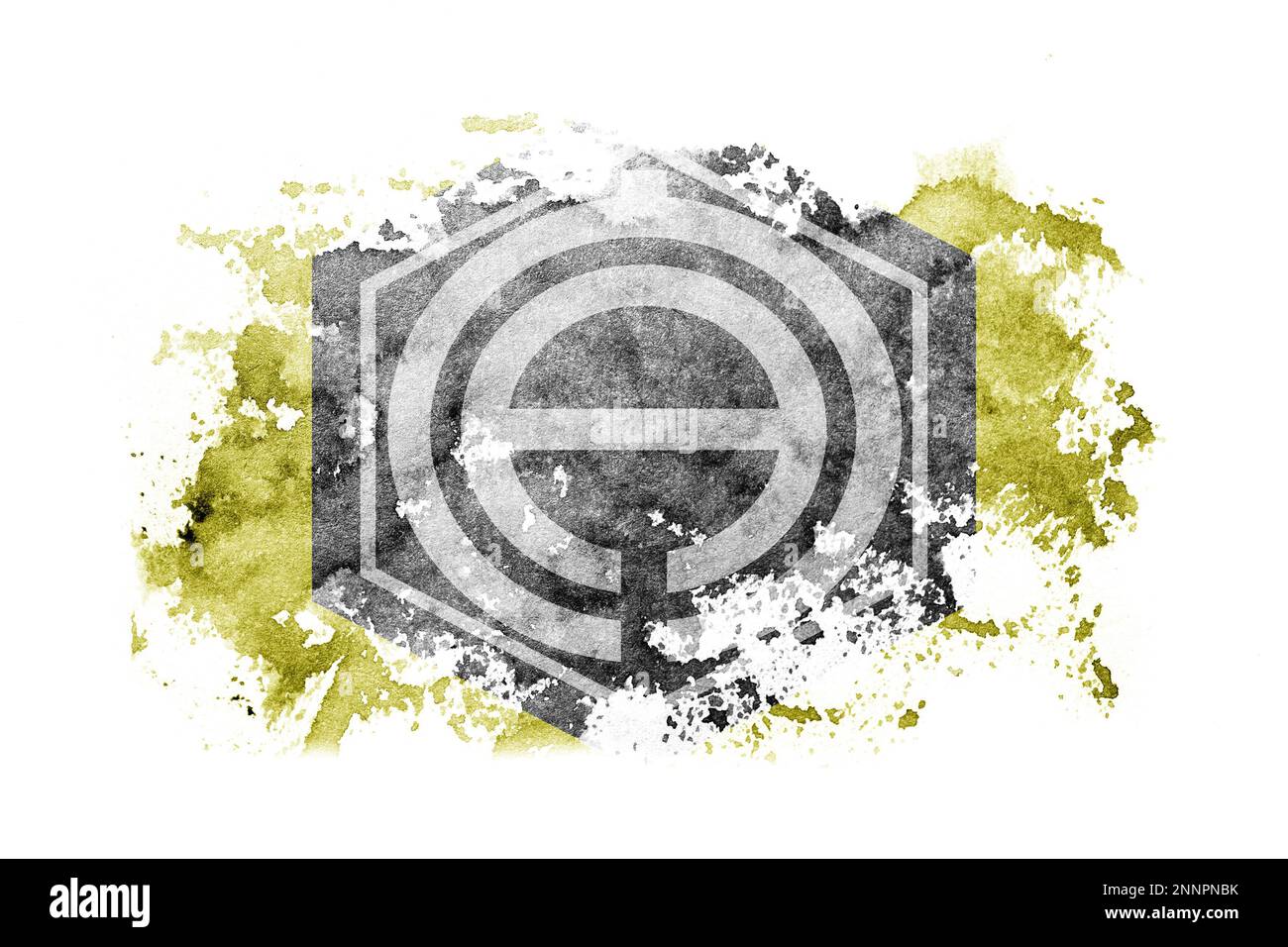 Japan, Japanese, Utashinai, Hokkaido, Sorachi, Subprefecture flag ...