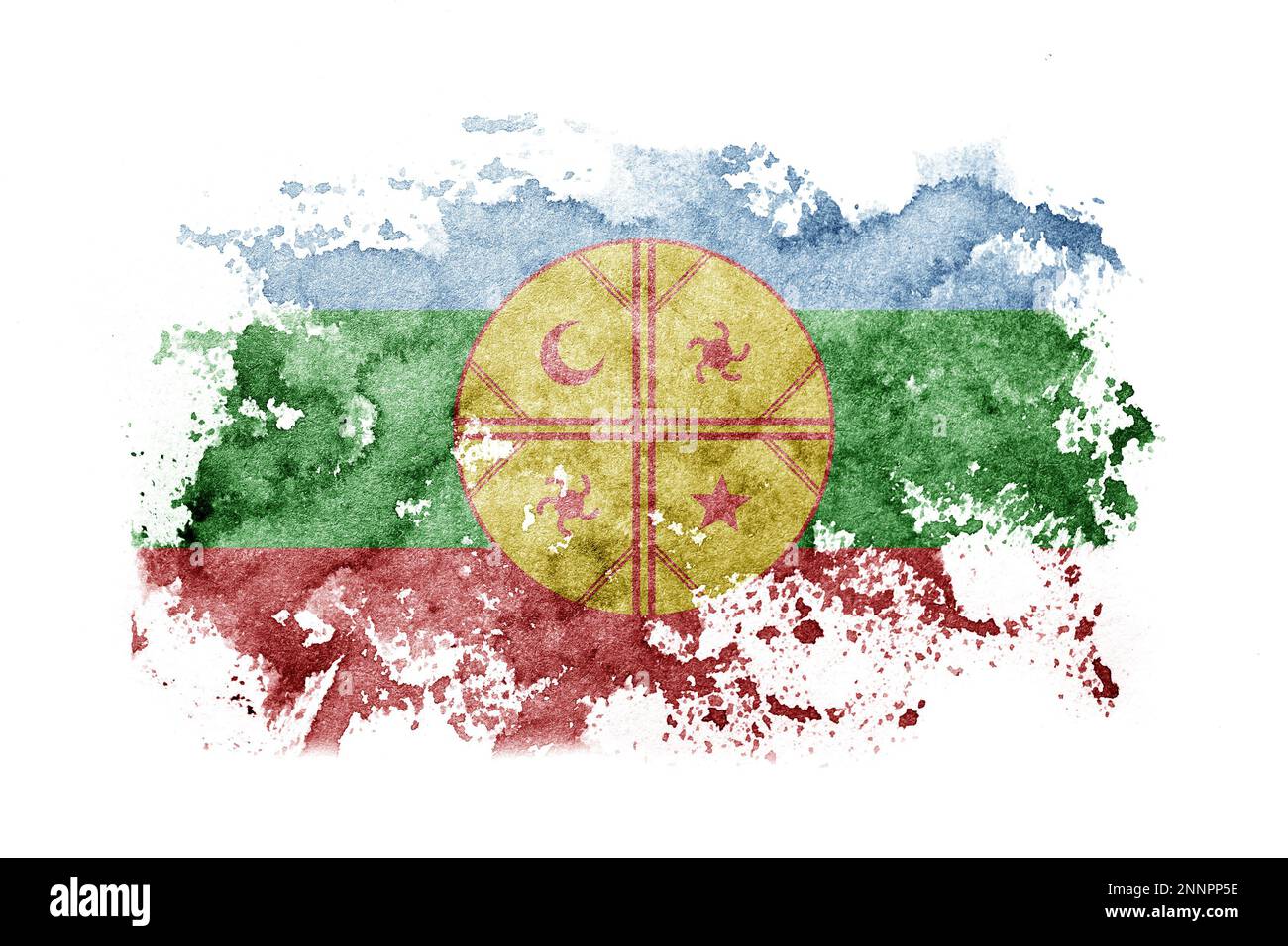 Mapuches flag Cut Out Stock Images & Pictures - Alamy