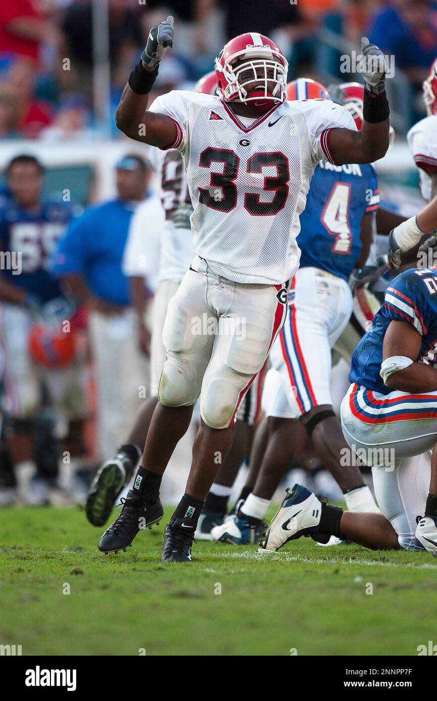 University of Georgia Bulldogs linebacker Odell Thurman (33) during an ...