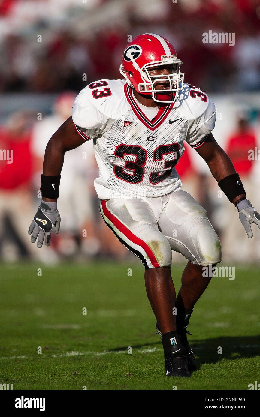 University of Georgia Bulldogs linebacker Odell Thurman (33) during an ...