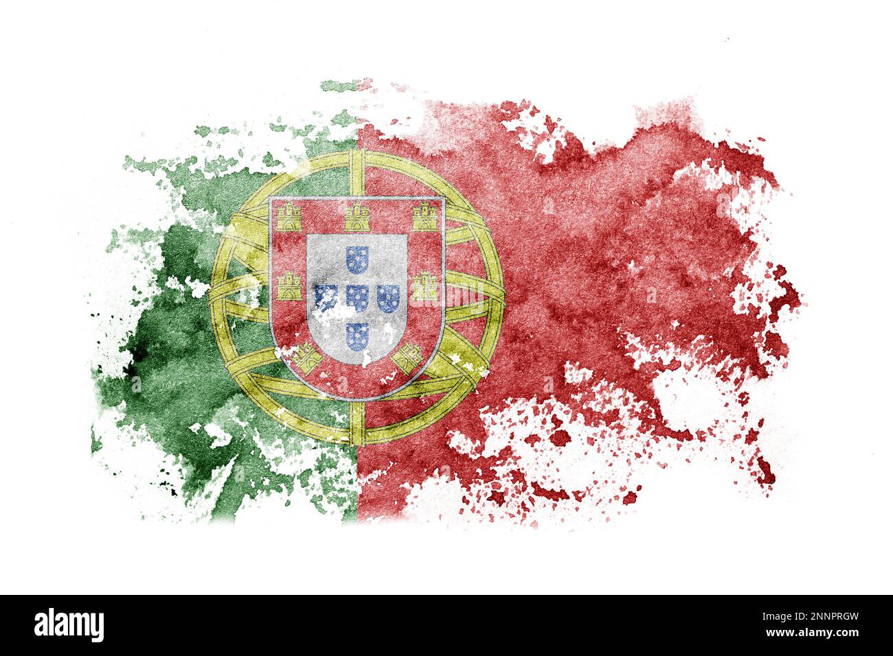 Portugal brush flag hi-res stock photography and images - Alamy