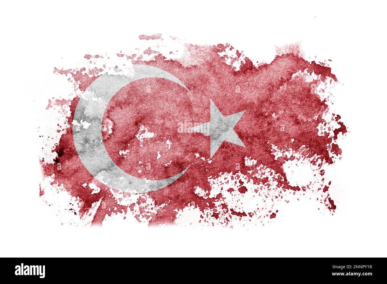 Turkey Flag Art Background Creative Abstract Flag Of Turkey, Turkish