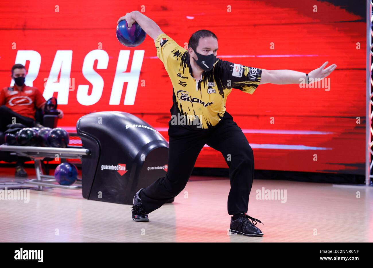 Sean Rash bowls during the Professional Bowlers Tour Tournament of ...