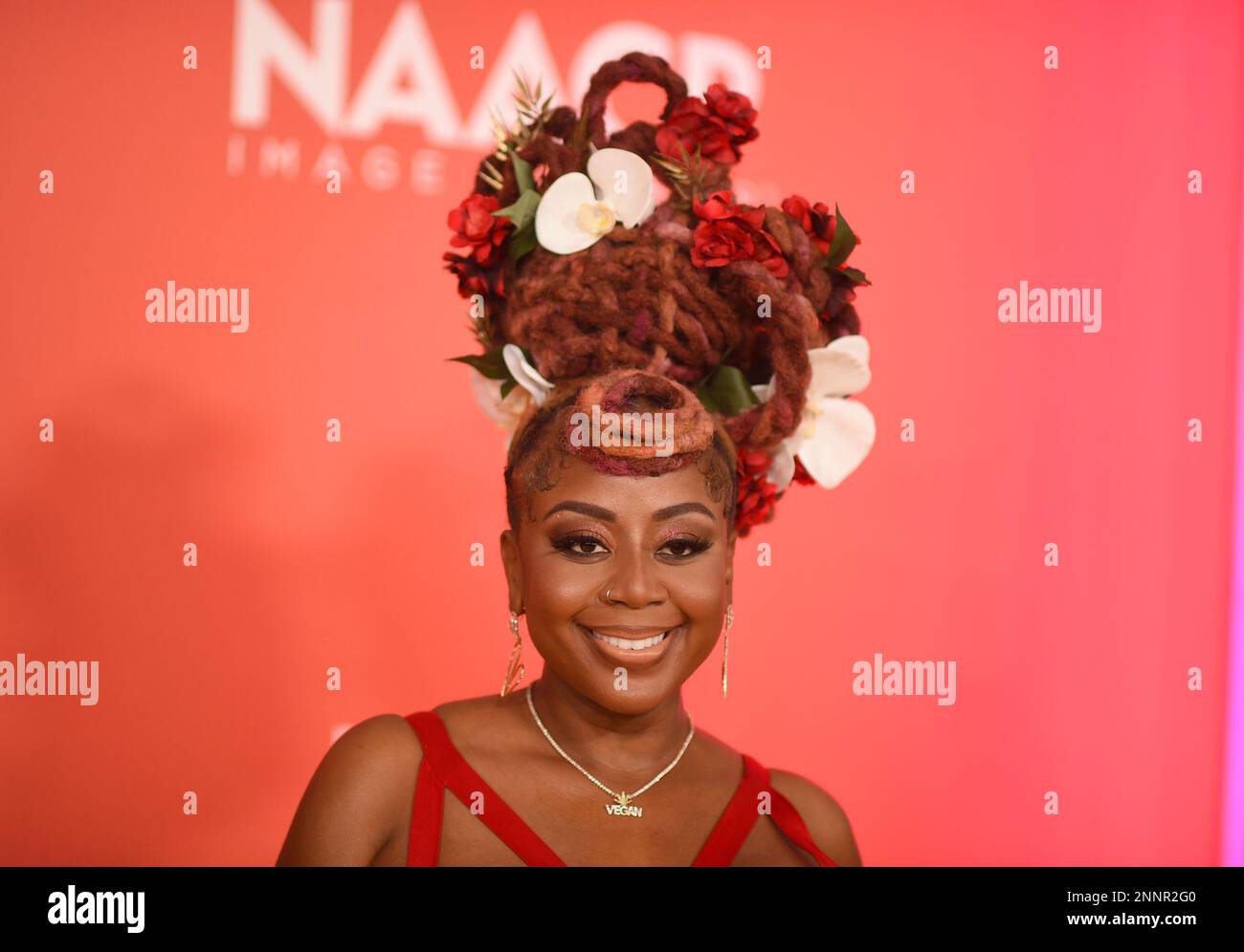 Pinky Cole arrives at the 54th NAACP Image Awards on Saturday, Feb. 25 ...