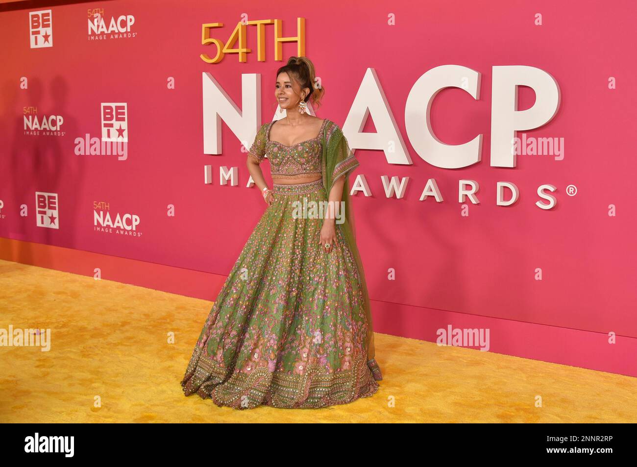 Sujata Day Arrives At The 54th Naacp Image Awards On Saturday Feb 25