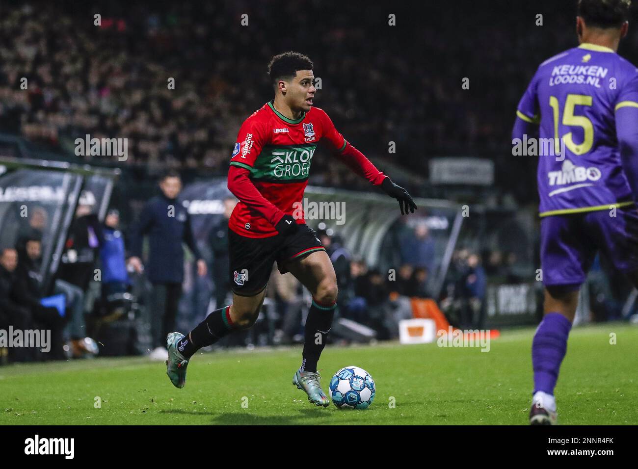 NIJMEGEN - Elayis Tavsan of NEC Nijmegen during the Dutch premier ...