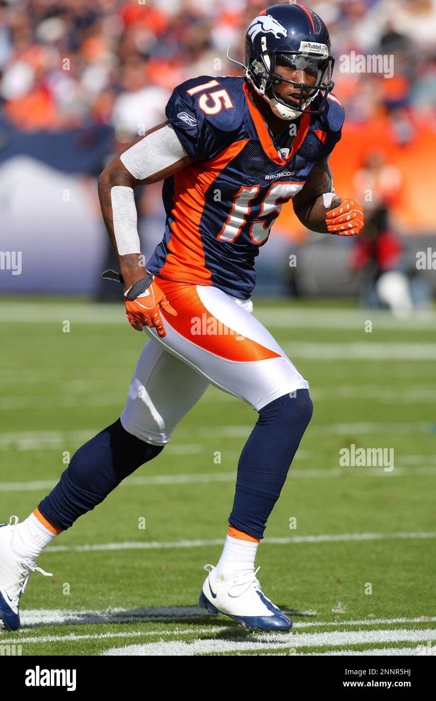 05 October 2008: Denver Broncos wide receiver Brandon Marshall (15 ...