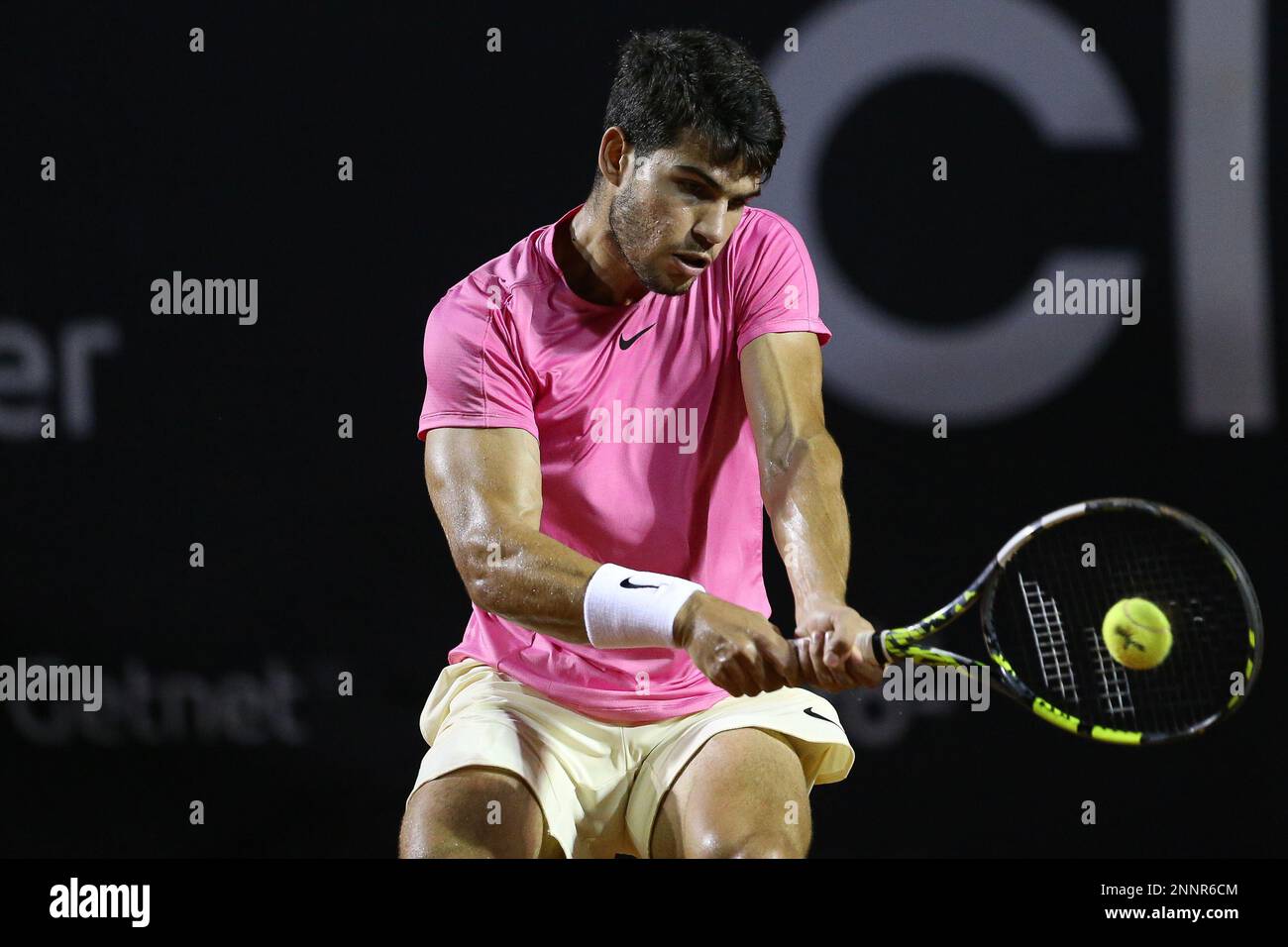Rio de Janeiro, Brazil, 25th Feb, 2023. Jockey Club Brasileiro, ATP 500 ...