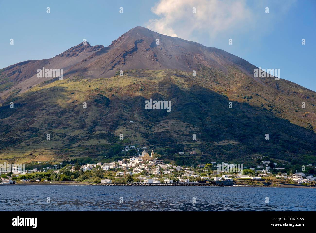 Place Stromboli at the layer volcano Stromboli, island Stromboli ...