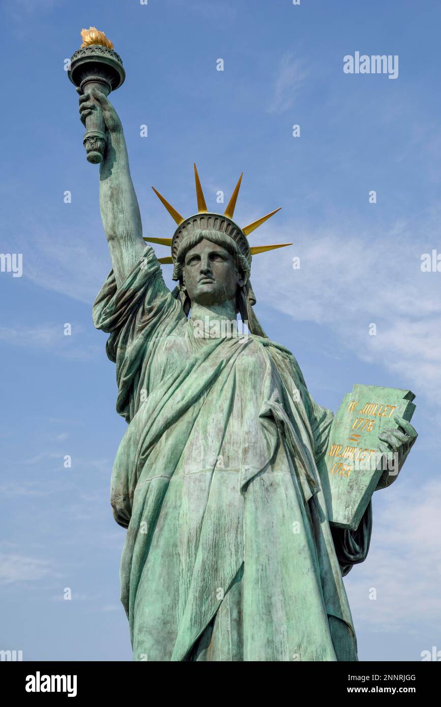 Replica of the Statue of Liberty, Odaiba Island, Tokyo, Japan Stock ...