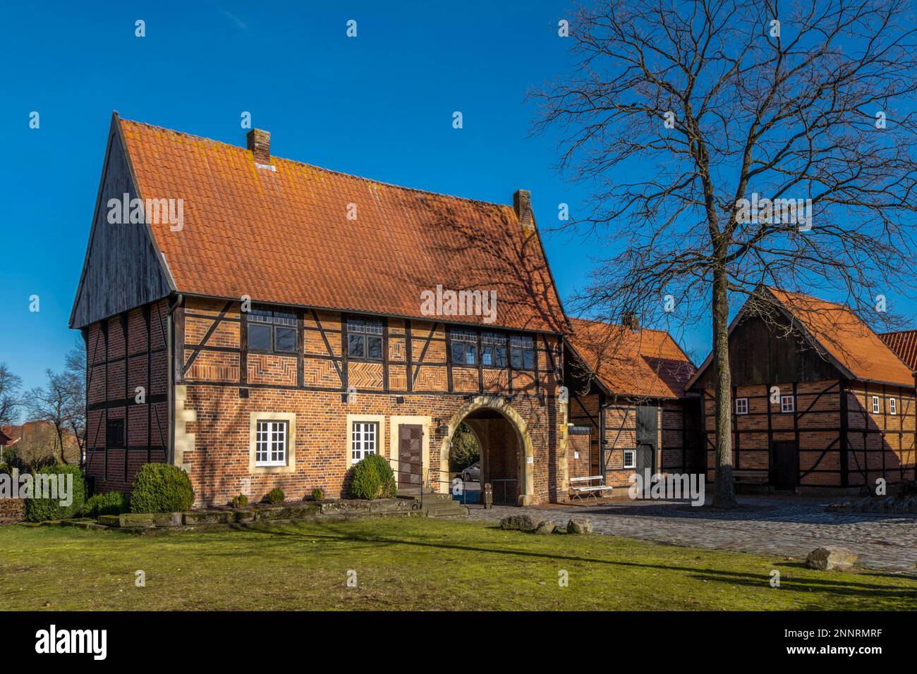 Hun Gate, the former gatehouse to Asbeck Abbey, Legden, Asbeck ...