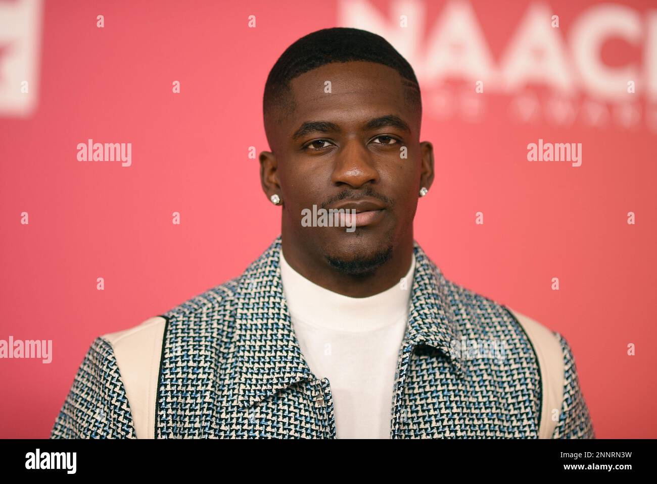 Shalom C. Obiago arrives at the 54th NAACP Image Awards on Saturday ...