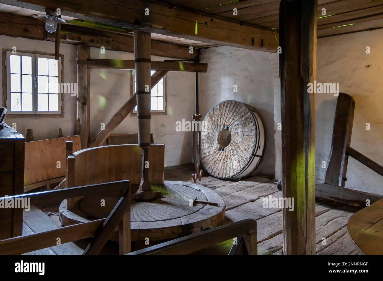 Historic Haarmuehle, water mill from 1619, Ahaus-Alstaette ...