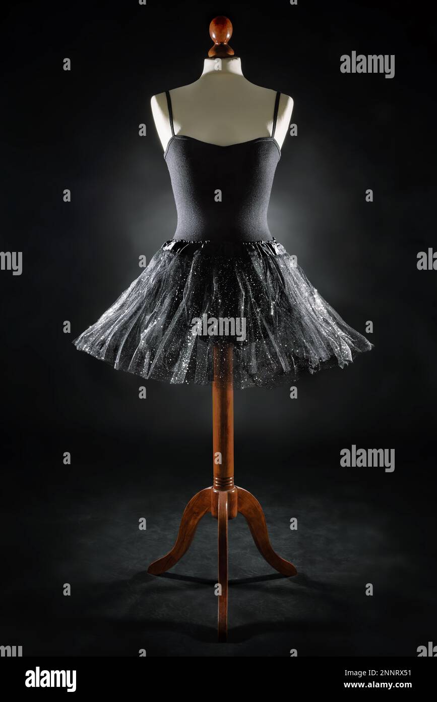 black tutu on a dress form Stock Photo - Alamy
