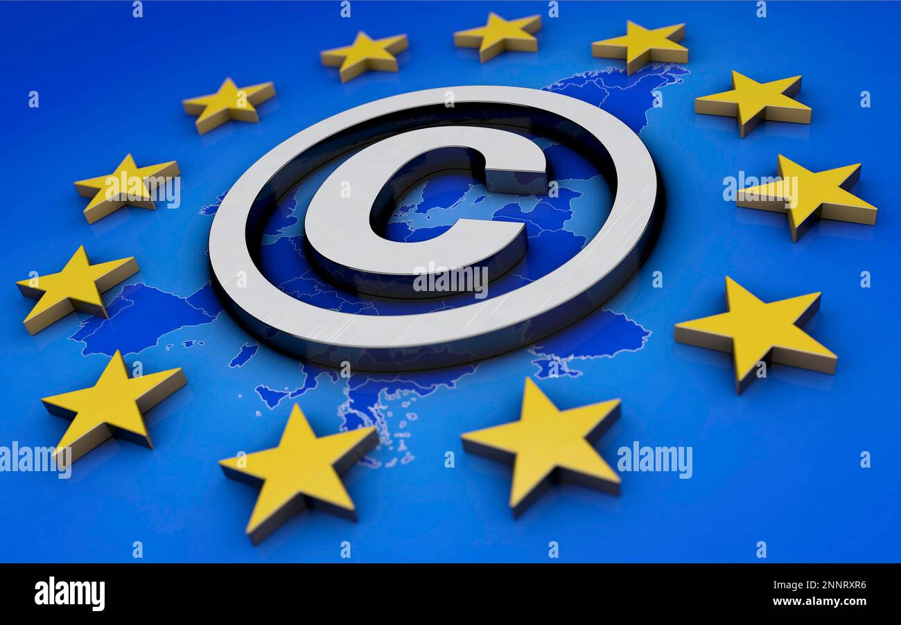 3d copyright symbol hi-res stock photography and images - Alamy