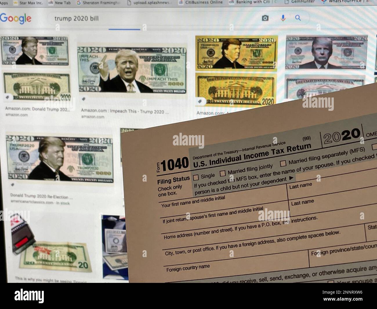 Photo by: STRF/STAR MAX/IPx 2021 2/25/21 Tax records of Donald Trump ...