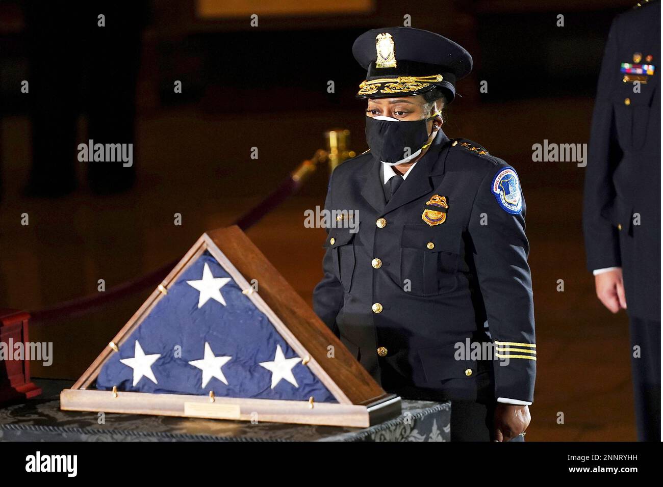 In this Feb. 2, 2021 file photo, acting U.S. Capitol Police Chief ...