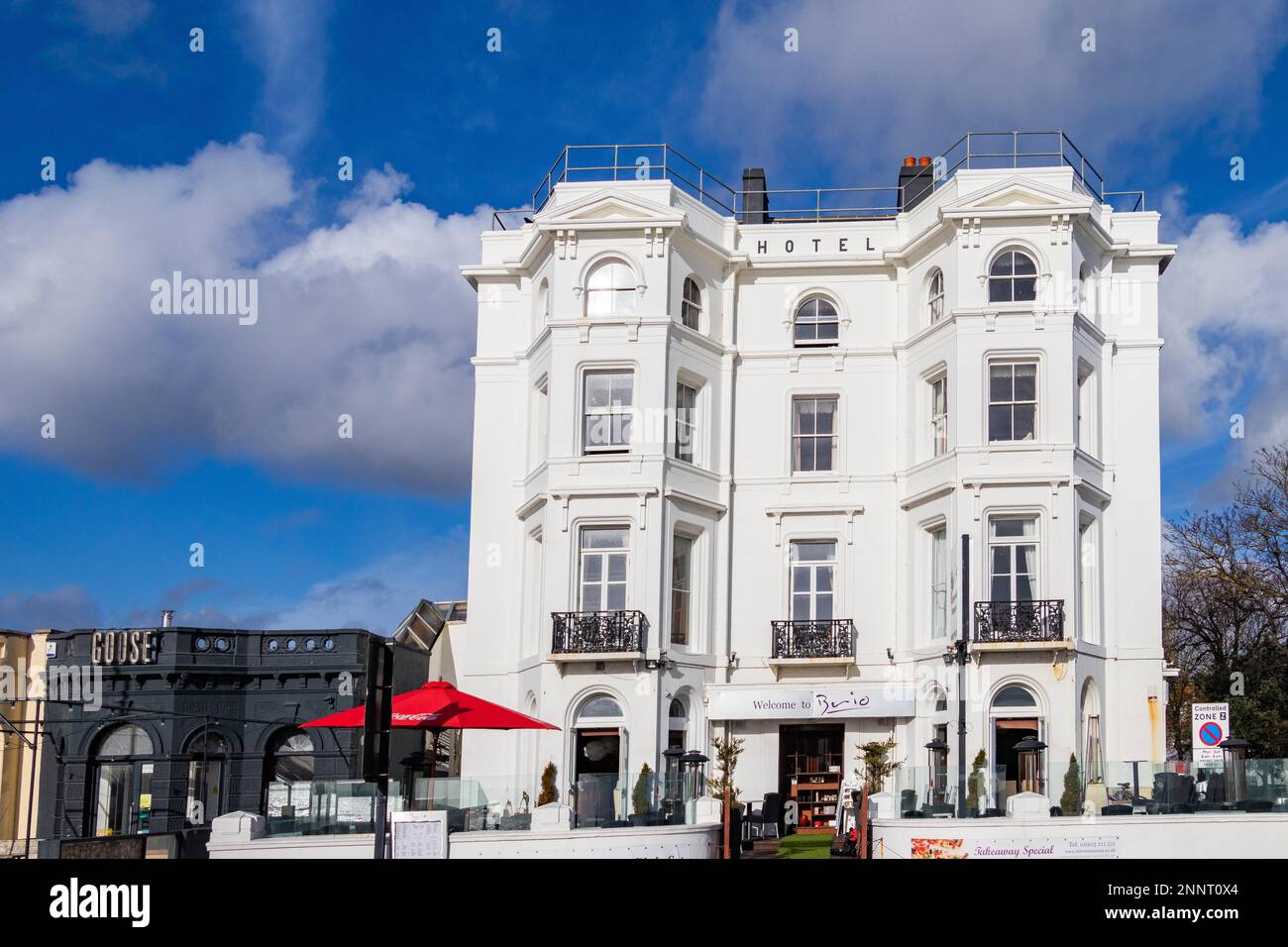 WORTHING, WEST SUSSEX/UK - NOVEMBER 13 : View of the Brio Italian ...