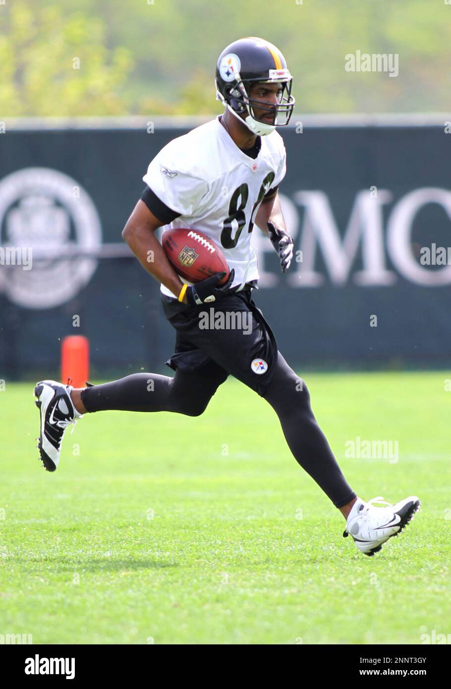 May 01 2010: Steelers rookie Emmanual Sanders (88) during drills at the ...