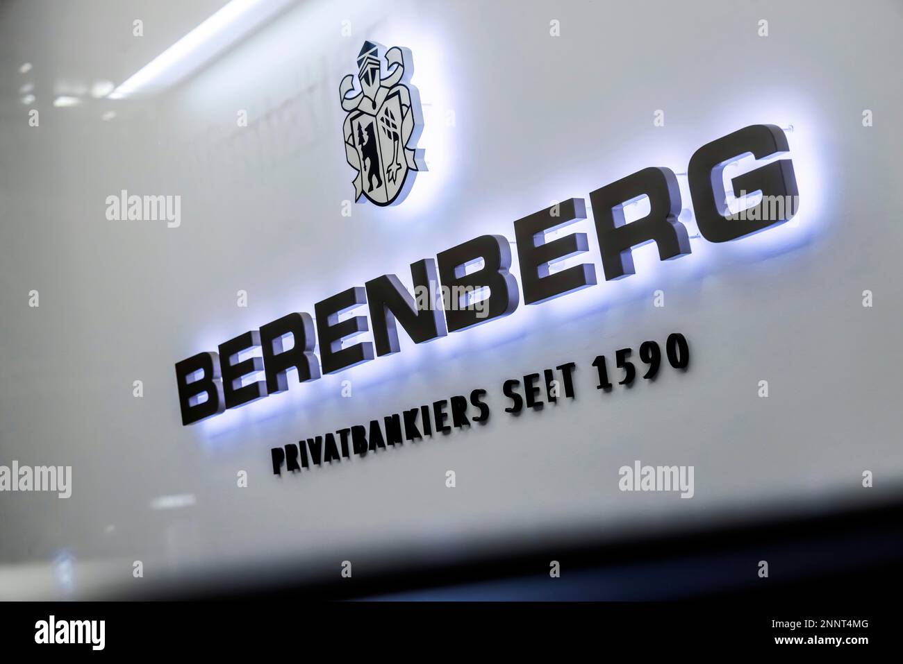 Berenberg Bank, bank logo, private bank, Stuttgart, Baden-Wuerttemberg ...