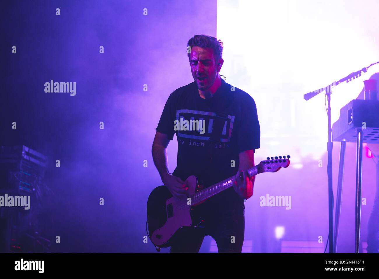 Milan, Italy, 25st Feb 2023. American pop punk band All Time Low ...