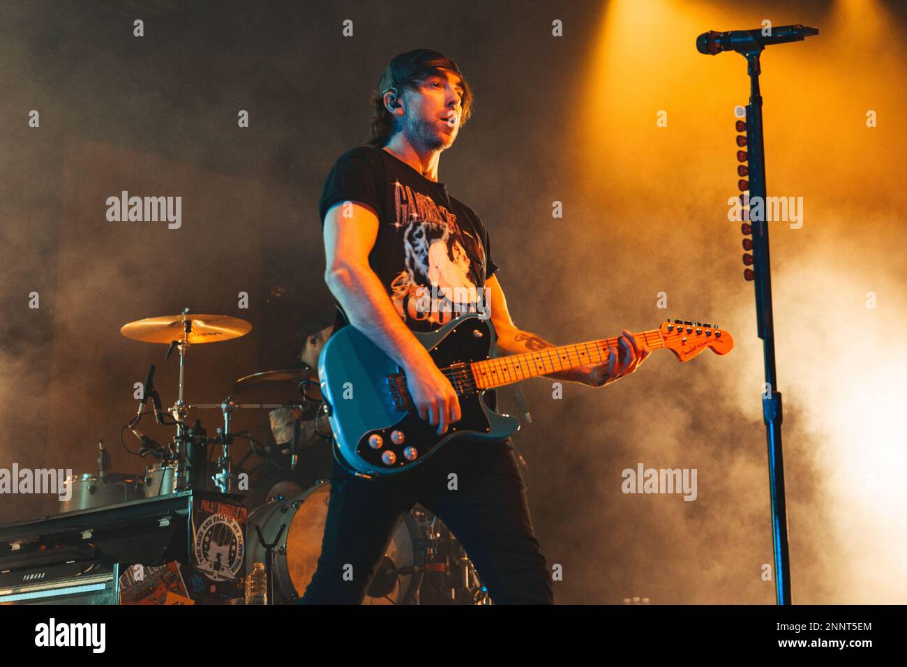 Milan, Italy, 25st Feb 2023. American pop punk band All Time Low ...
