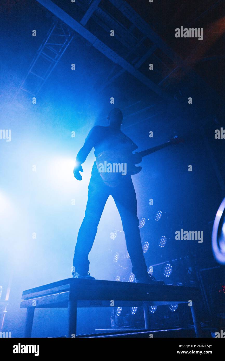 Milan, Italy, 25st Feb 2023. American pop punk band All Time Low ...